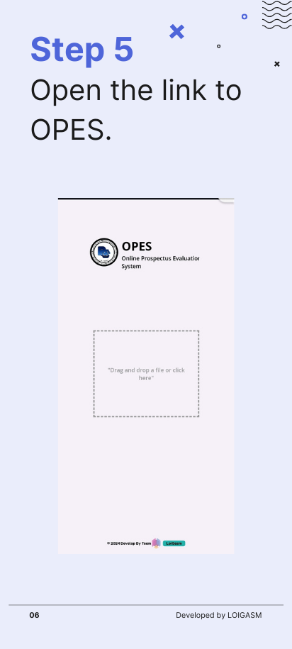 (OPES) Online Prospectus Evaluation System
